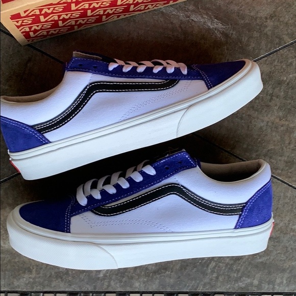 Vans | Shoes | Vans Style 36 Retro Sport Royal Bluetrue White Mn | Poshmark